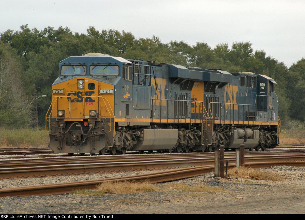 CSX 721 and 836 from about an hour earlier